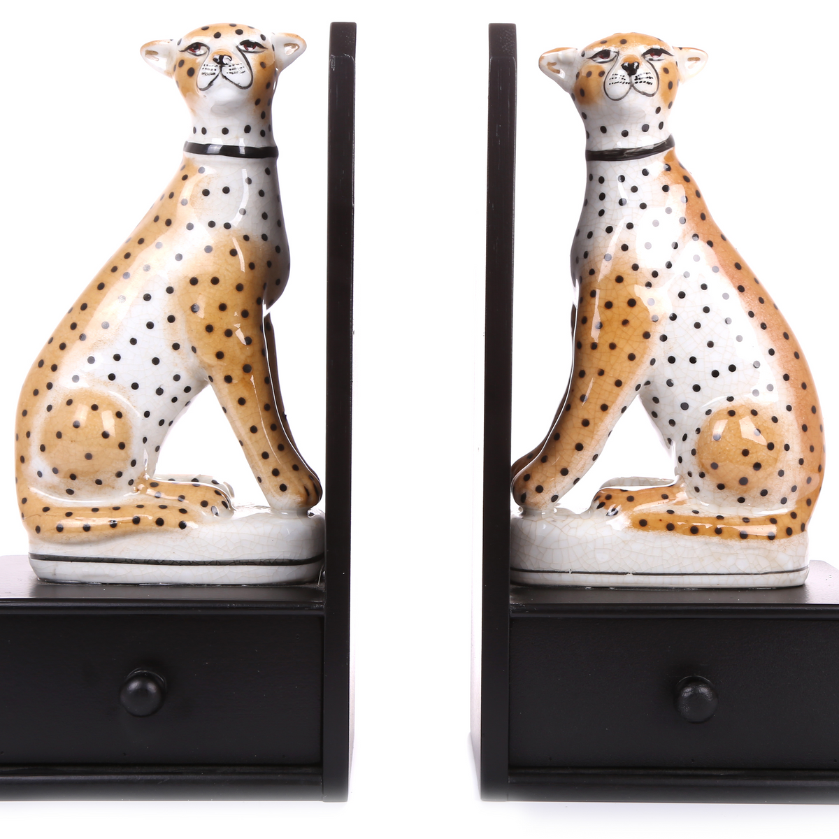 Safari Leopard Bookends